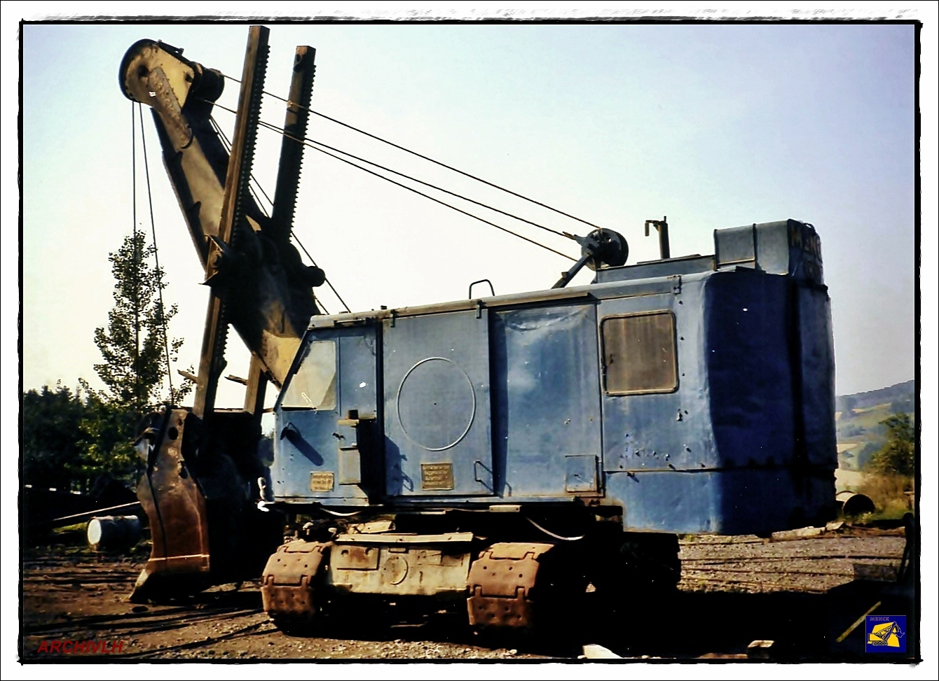 Bagger Galerie Construction Machines: MENCK M152 Seilbagger mit Hochlöffel