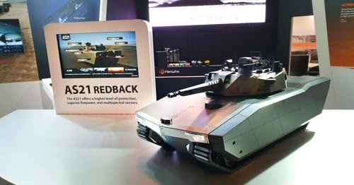 Military and Commercial Technology: Hanwha promotes AS21 Redback ...