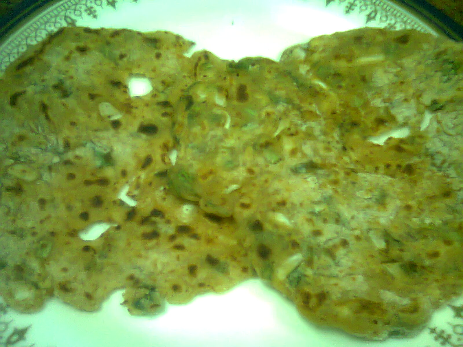 Nandini's Cook Book: Cabbage Palak Paratha