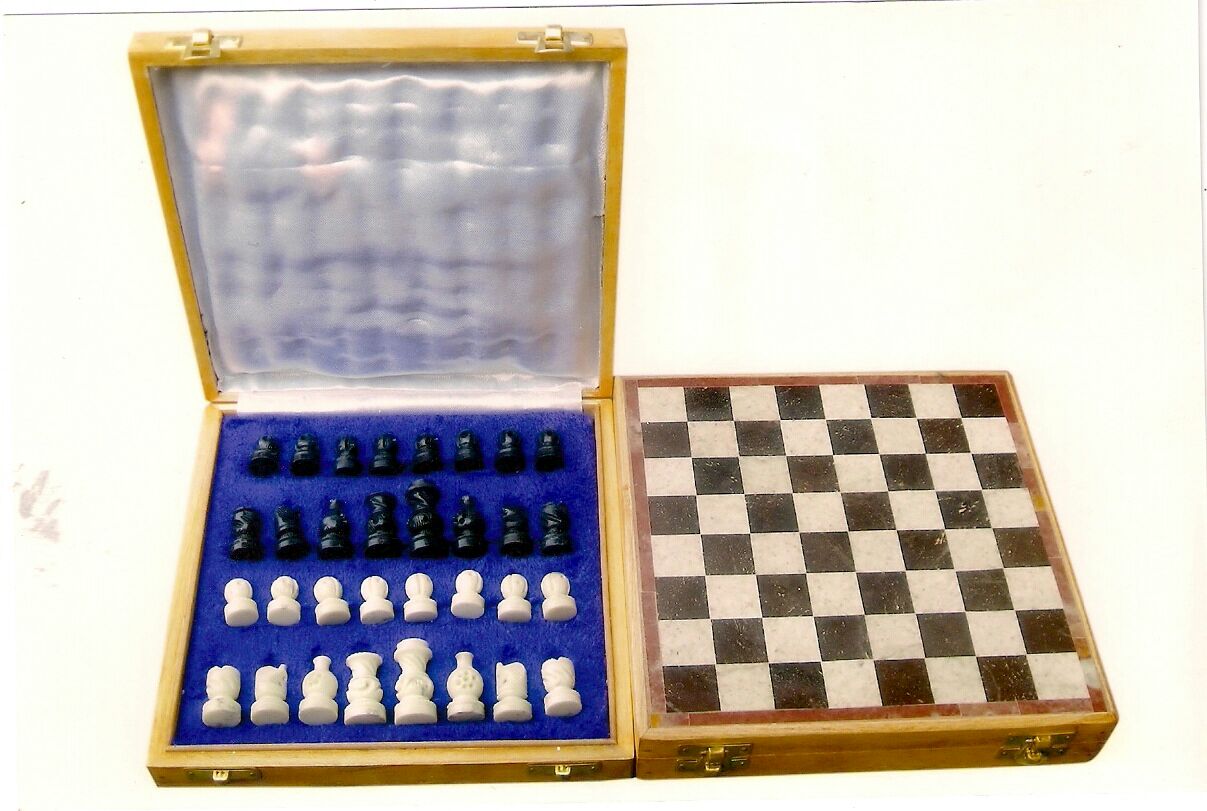 Kuwait souvenir: Soap stone Chess sets
