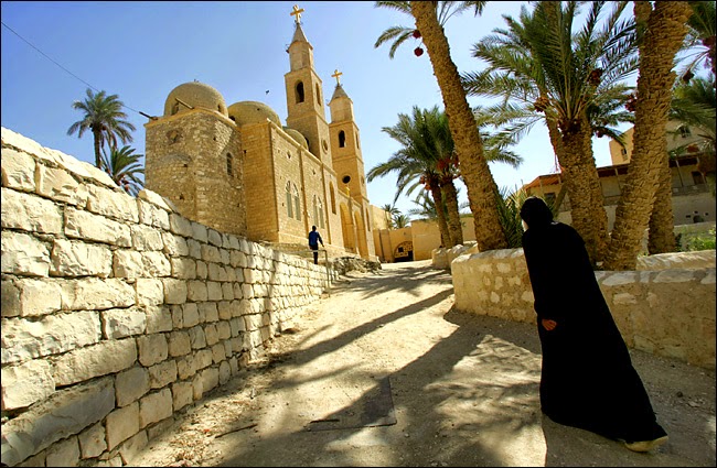 Religious Tourism: St. Antony's Christian Coptic Monastery. Egypt.