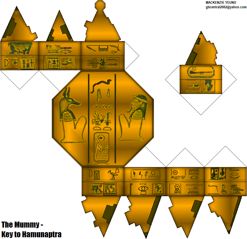 Egito - fascínio de uma civilização: Colar/chave do livro dos mortos do ...