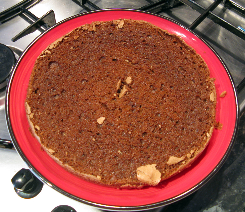 American Chop Suey: Brownie cream cheese cake