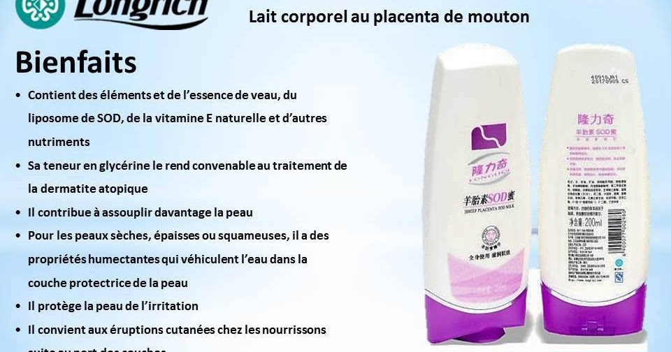 LAIT DE CORPS DISPONIBLE - TOUS LES PRODUITS LONGRICH: CÔTE D'IVOIRE