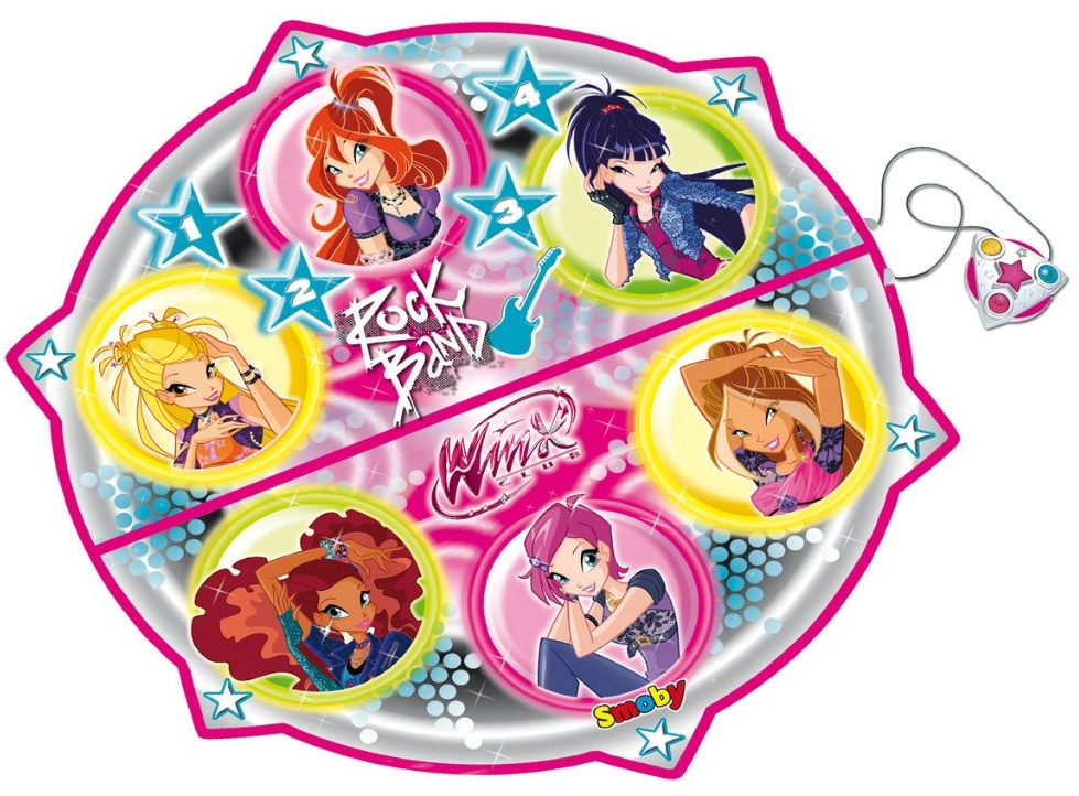 Nueva alfombra de baile Winx Club Rock Band 5º temporada - Winx Club All