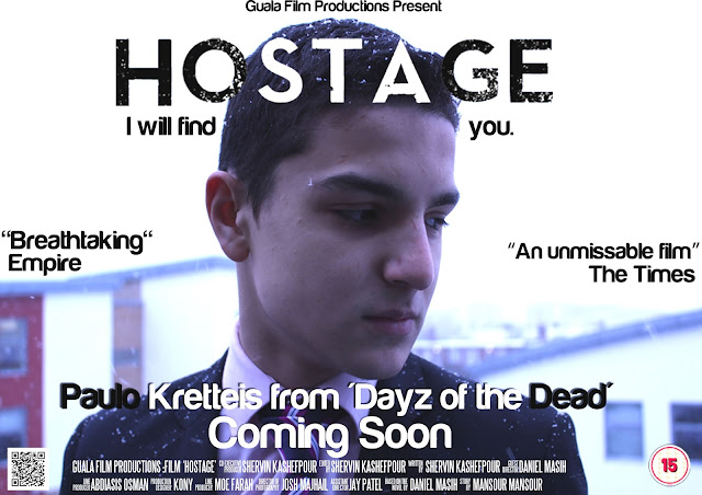 Shervin's GCSE Media Blog: Hostage Magazine Cover, my creation ;D