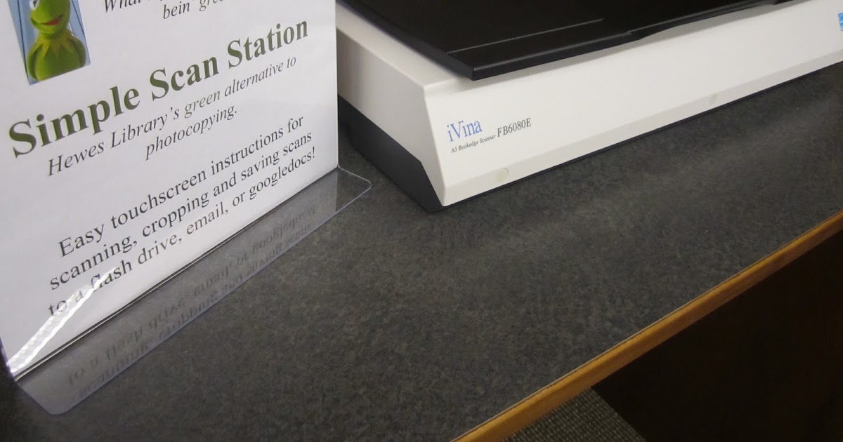 Hewes Library: Research Tip: Scanning Materials