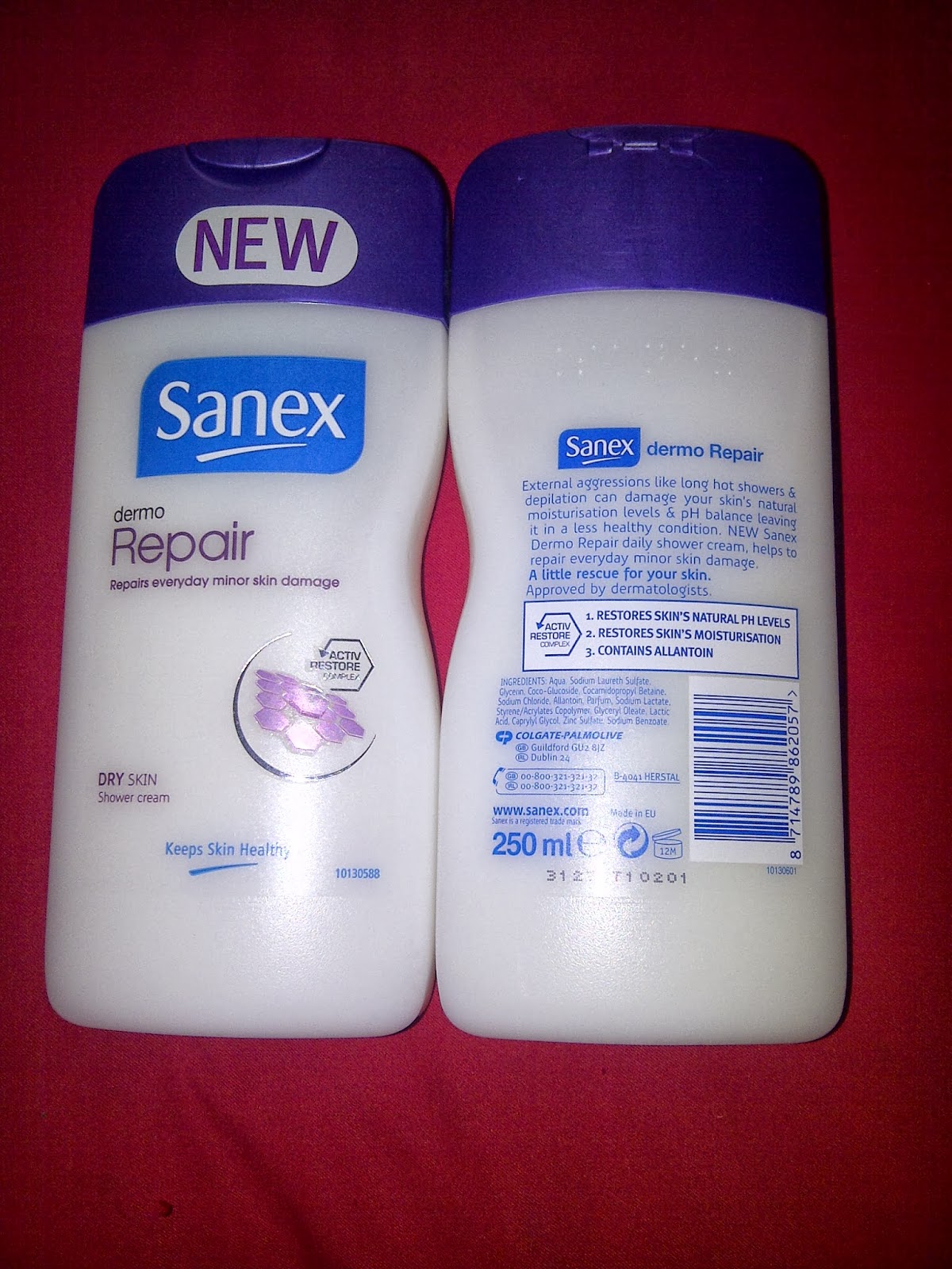 Sophia's Product Reviews: Sanex Dermo Repair Shower Cream
