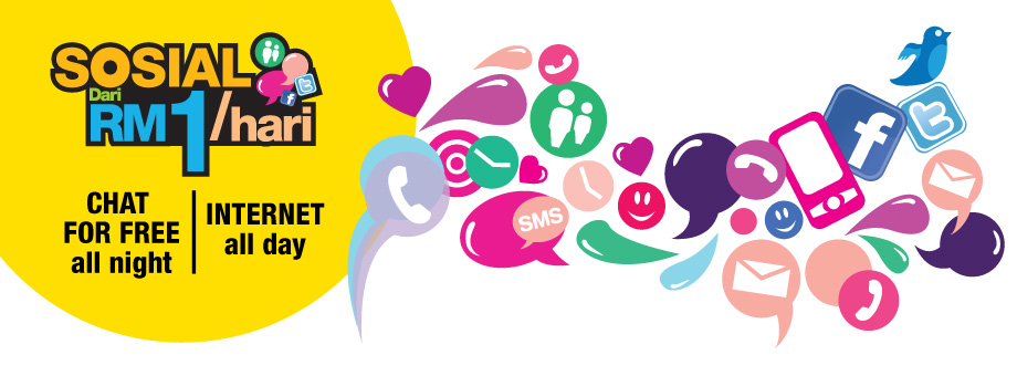 I Love Freebies Malaysia: Promotions > DiGi Social RM1 Promotion