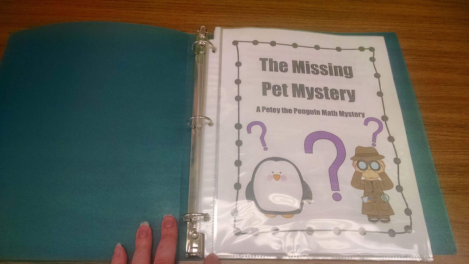 Mrs. B's Freebies: Math Mystery Book