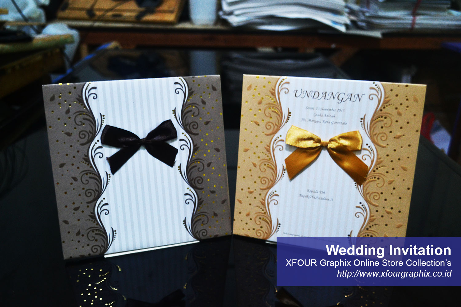 Undangan Pernikahan Hardcover Elegan Color | Undangan Pernikahan
