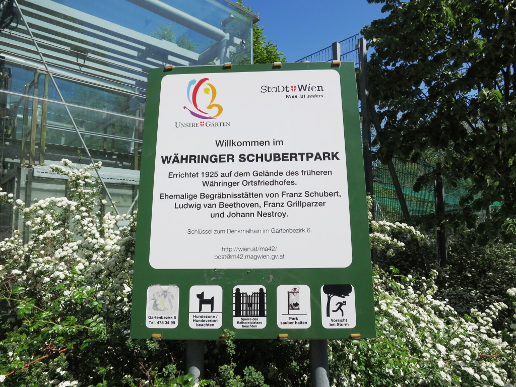 Wiener Spaziergänge: Frühlingsspaziergang im Schubertpark