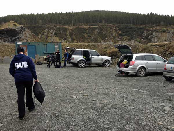 I Are Diver: Portroe Quarry; 5 degrees C and the need to pee