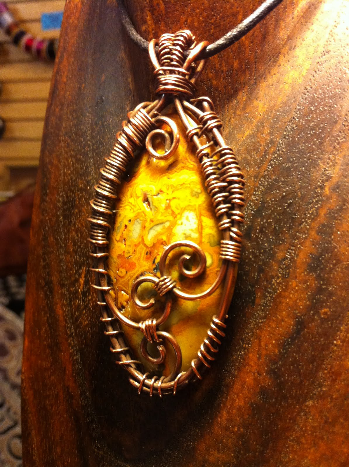 *: New Wire Wrap Pendants