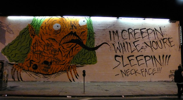 Reviewing the Arts: Public Art: NeckFace