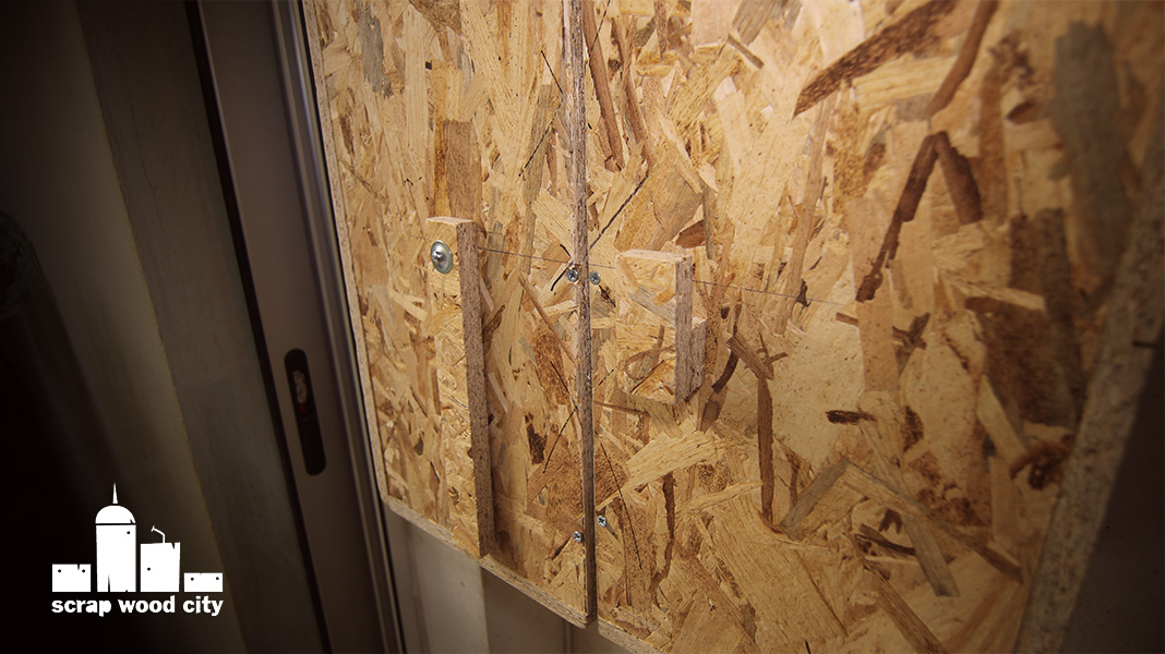 scrap wood city: How to make a cheap hanging workshop cabinet out of OSB