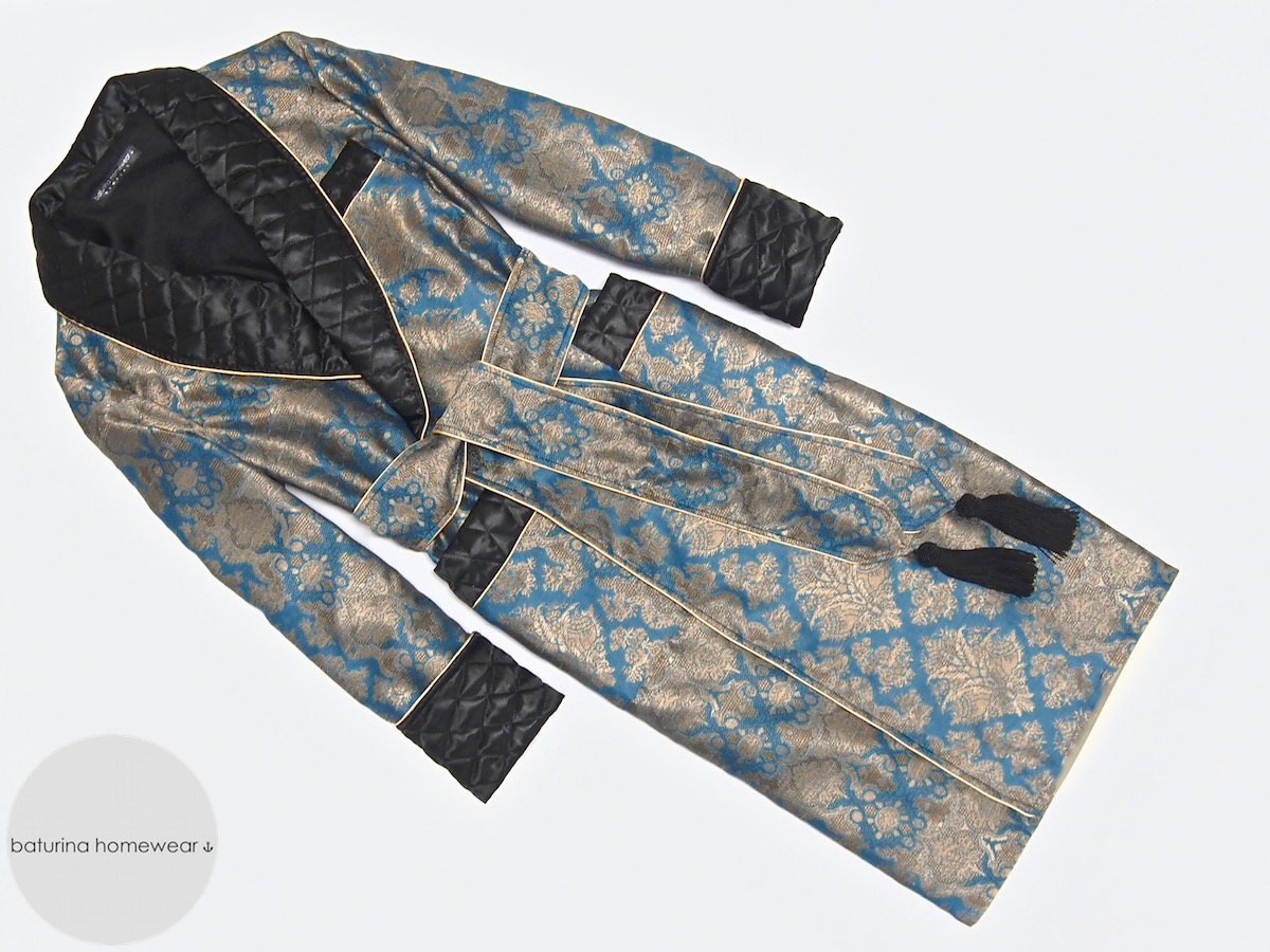 Men's Silk Dressing Gowns