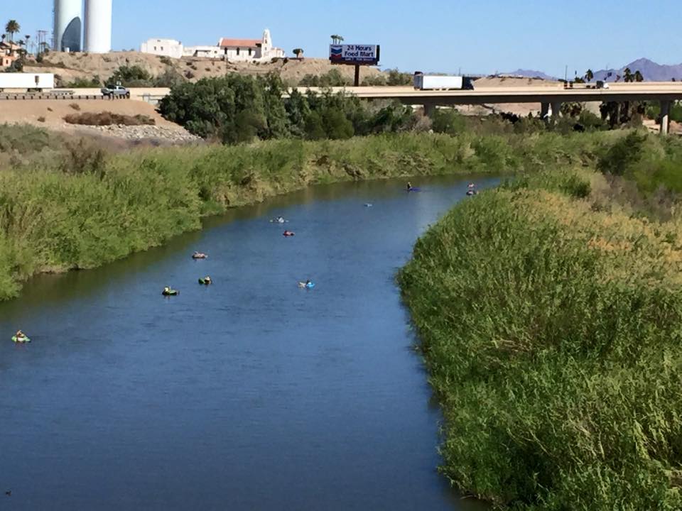 Idylours on Wheels 2016: Tubing down the Colorado River in Yuma, AZ-Mar ...