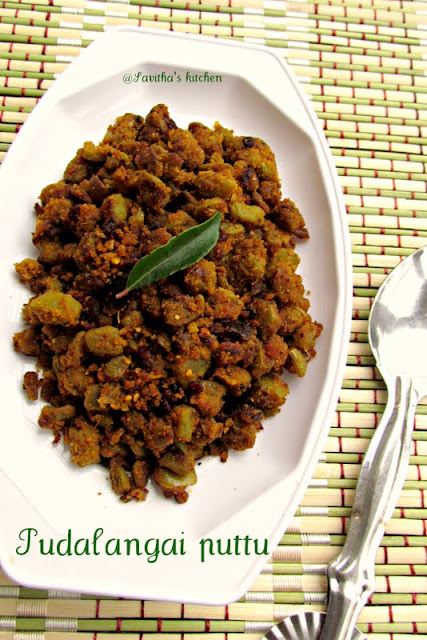 Savitha's Kitchen: Snake Guard Puttu / Pudalangai Puttu - Blogging ...