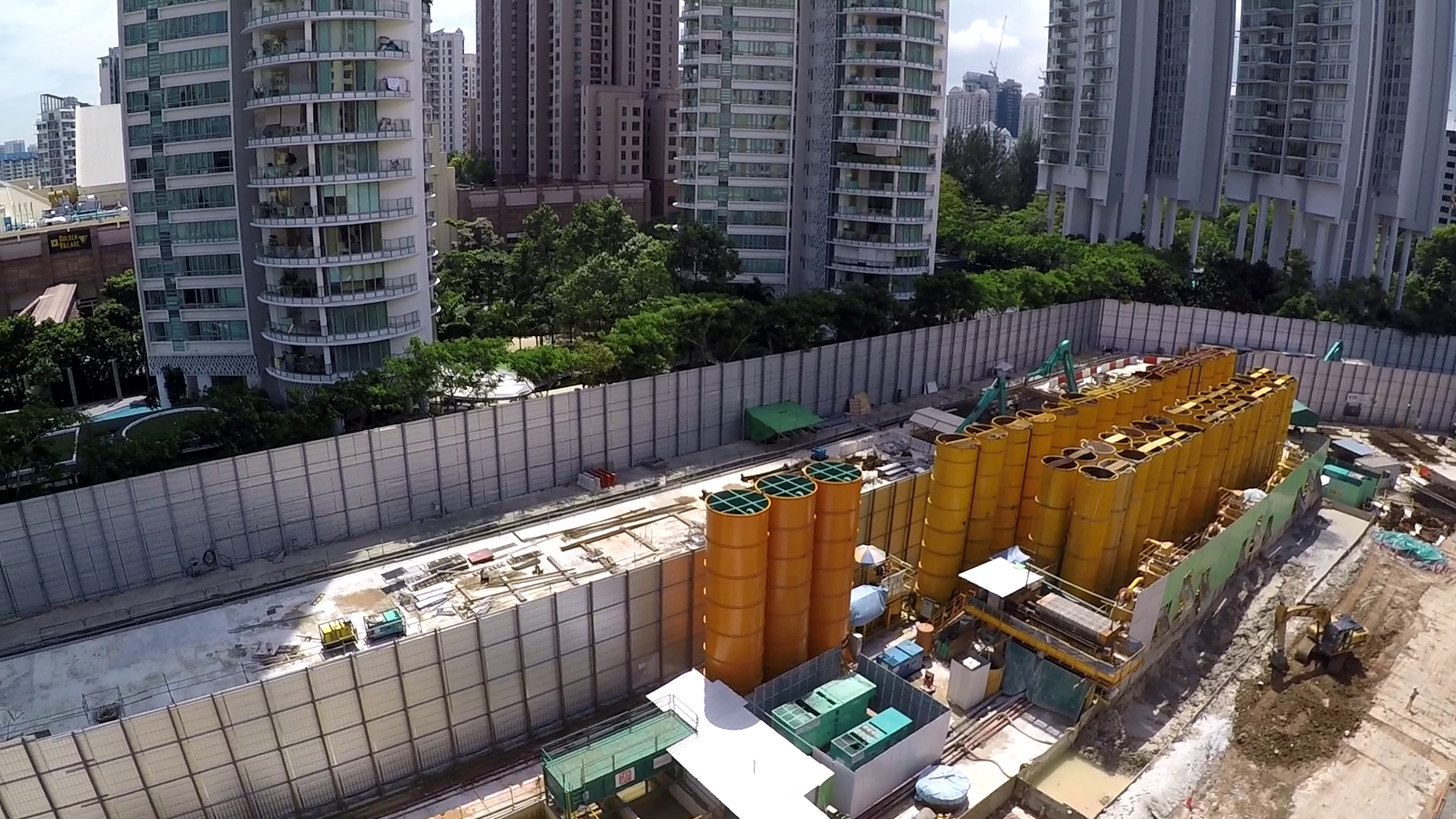 Thomson Line Construction: Great World D-walls (II)