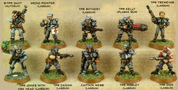 Goblin Lee's Miniatures Blog. : Rogue Trader Imperial Army.