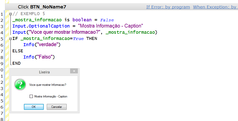 Windev21 Aulas,Estudos e Desenvolvimento: Windev Input - Entrada de Dados