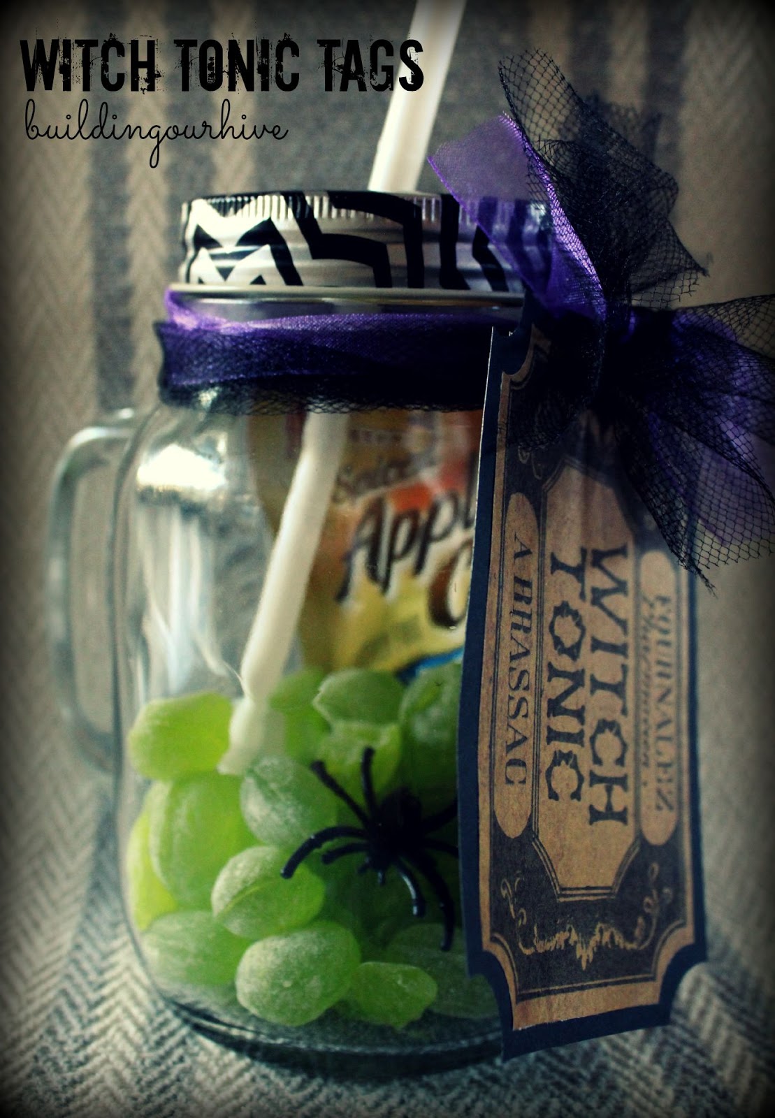 Witch Tonic Printable Tags