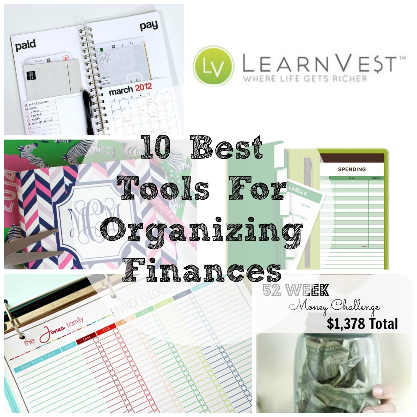 10 Best // Tools for Organizing Finances | Simple by Stephanie | Bloglovin’