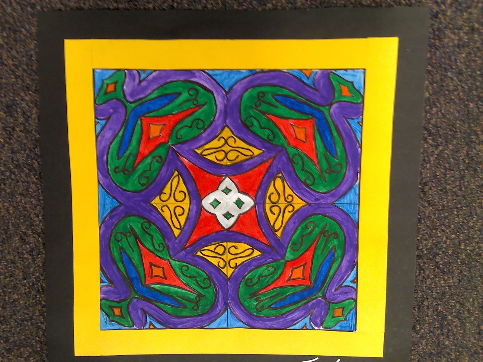 Room 5: Ceramic Tile Design - Symmetry Art