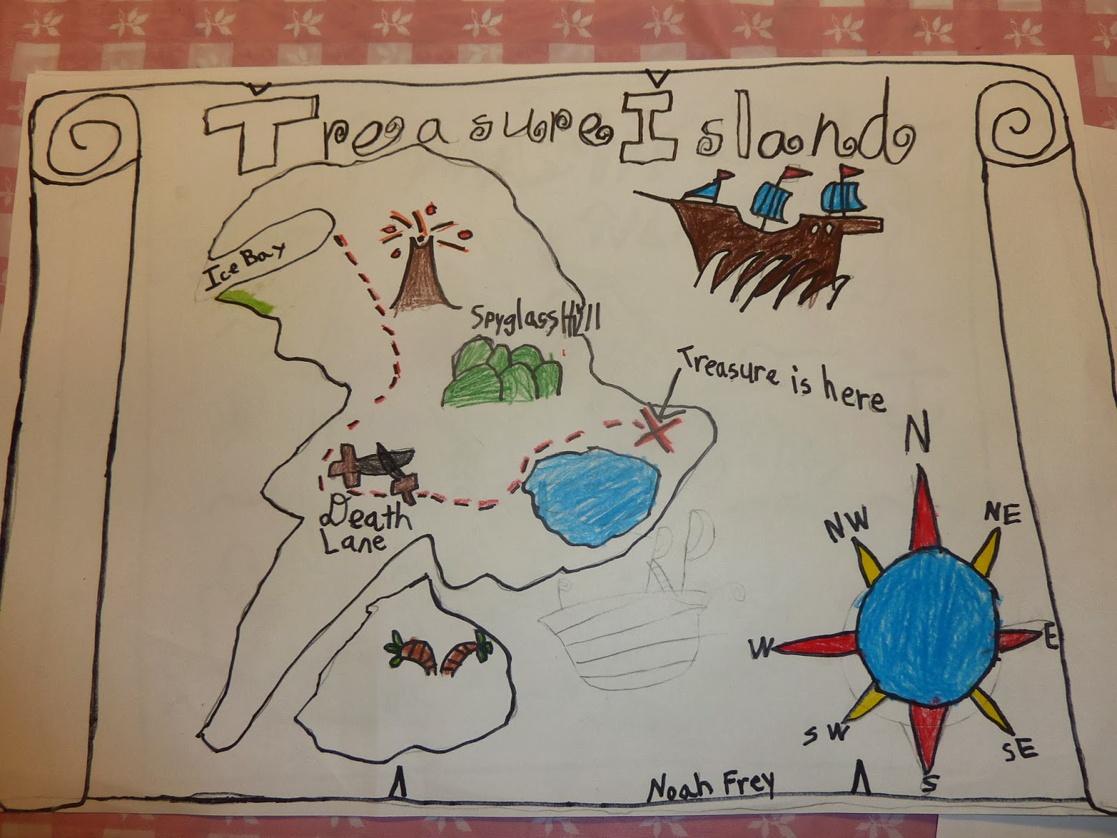 P. C. K. Art Room : Treasure Island Mapmaking