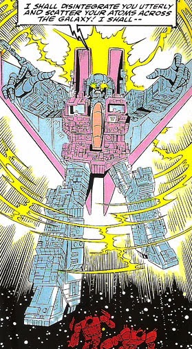 Optimal Omega's Transformers: Classic Pretender Starscream