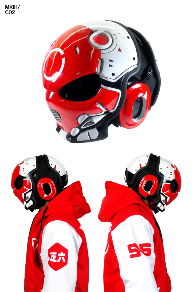 "Bonehead" Wearable Art from Machine56