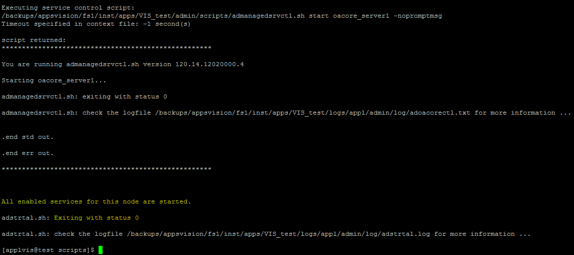 Anil Bandi's ORACLE DBA : How to startup Database and EBS application