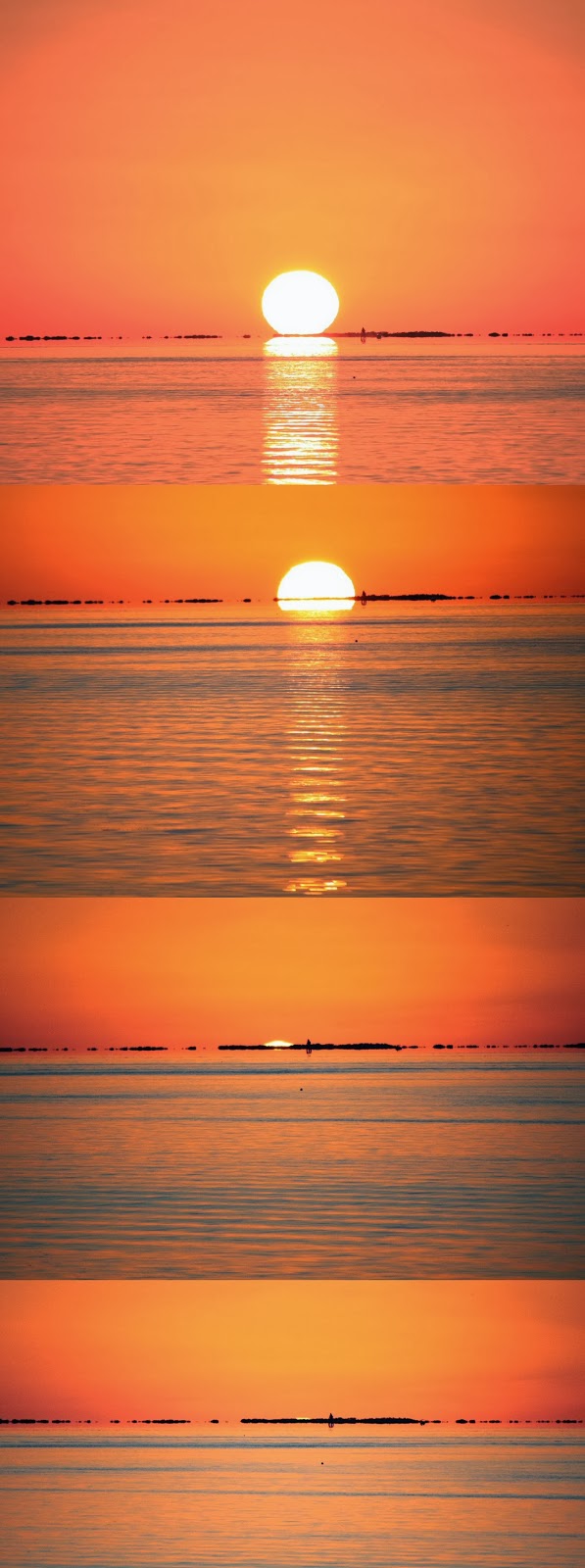 No green flash here.