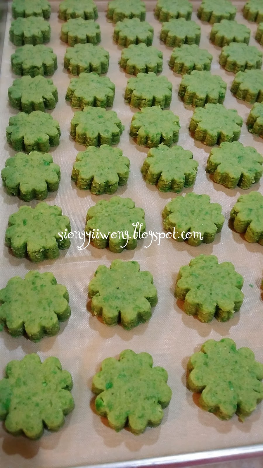 雨之家: 青豆酥饼《Green Pea Biscuit》