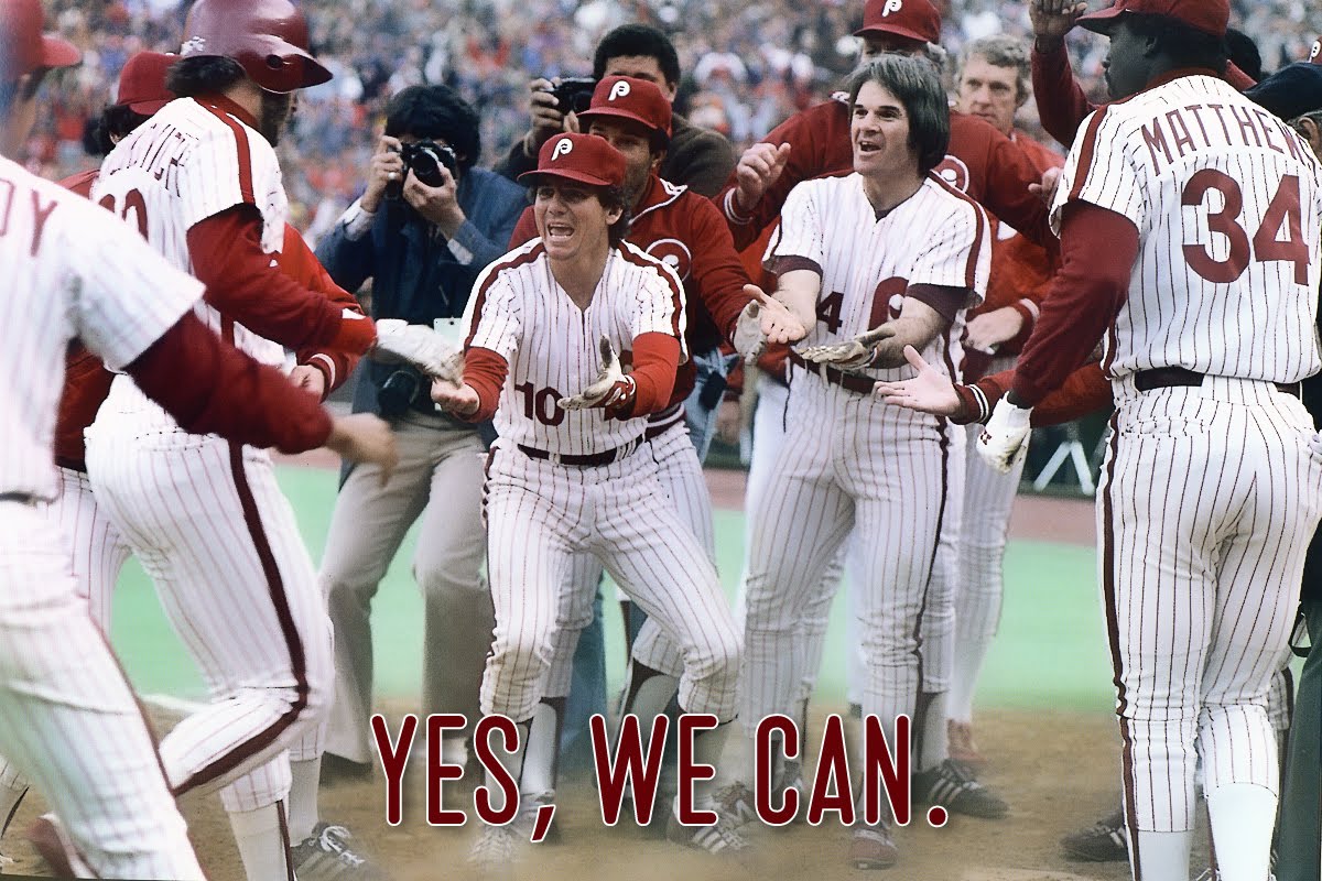 Dick Allen Hall of Fame: Wallpaper: 1981 Phillies - YES WE CAN