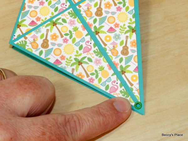 Beccy's Place: Tutorial: Kite Fold Card