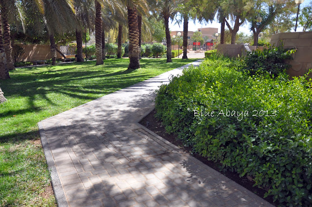 Riyadh's Hidden Gems-The Diplomatic Quarter Gardens - Blue Abaya