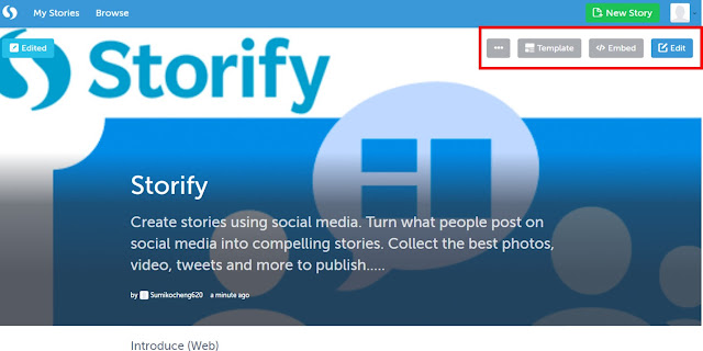 Blended Learning @ (Tech+Education) : How to create Storify?