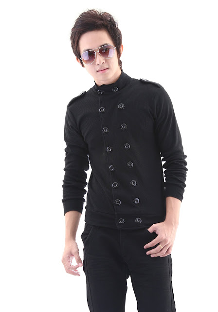 Myanmar Model Boy Kaung Pyae's Black Fashion