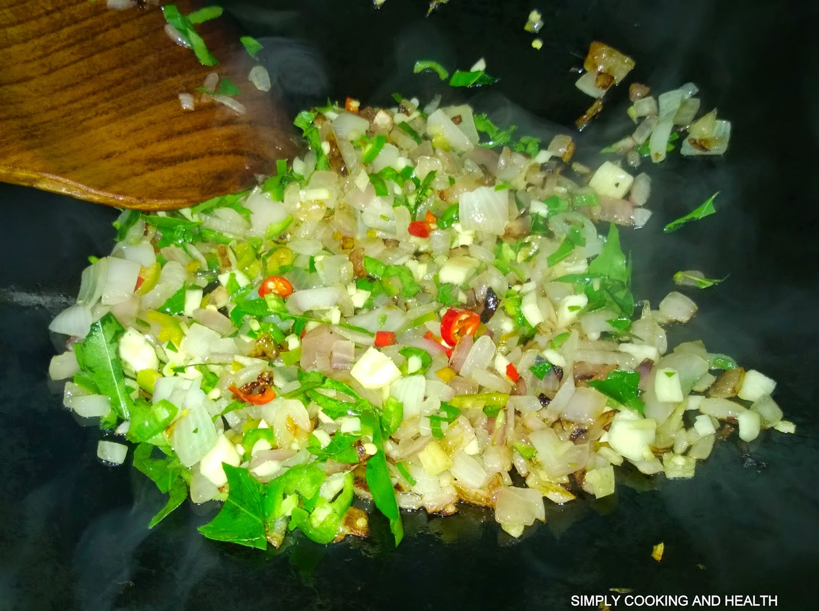 Simply Cooking and Health: Spicy fried pork luncheon meat