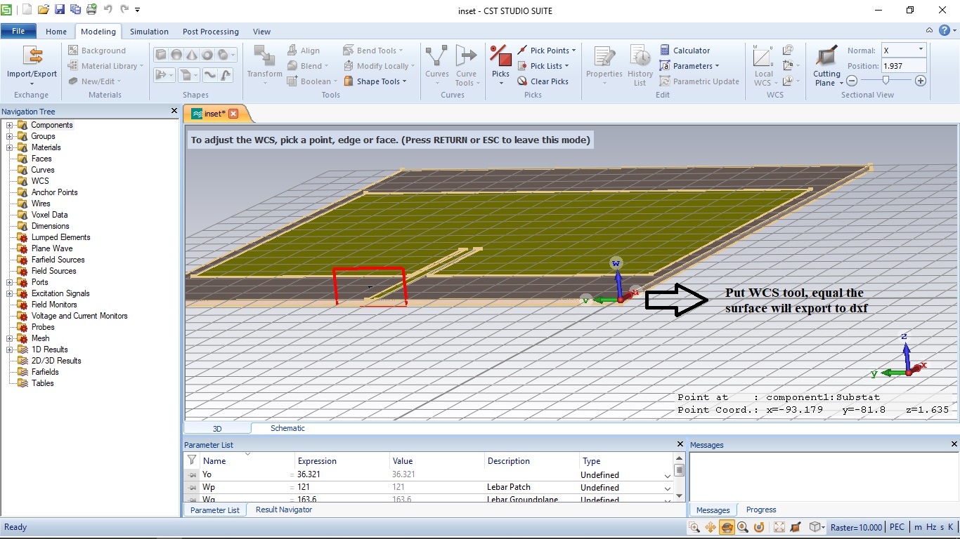 How to export CST file to format dxf ~ KIKIPATUY