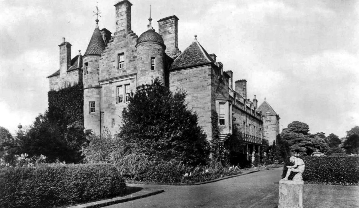 Tour Scotland: Old Photograph Balcaskie House Scotland