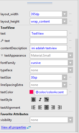 Pengenalan TextView dan Input Text Pada Android Studio