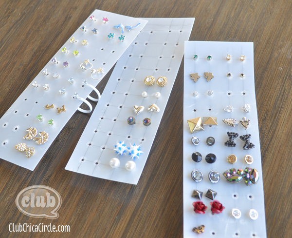 How to Make an Easy Stud Earrings Organizer / The Beading Gem