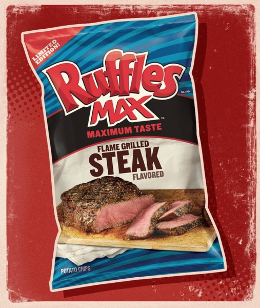 News: New Ruffles Steak-Flavored Chips