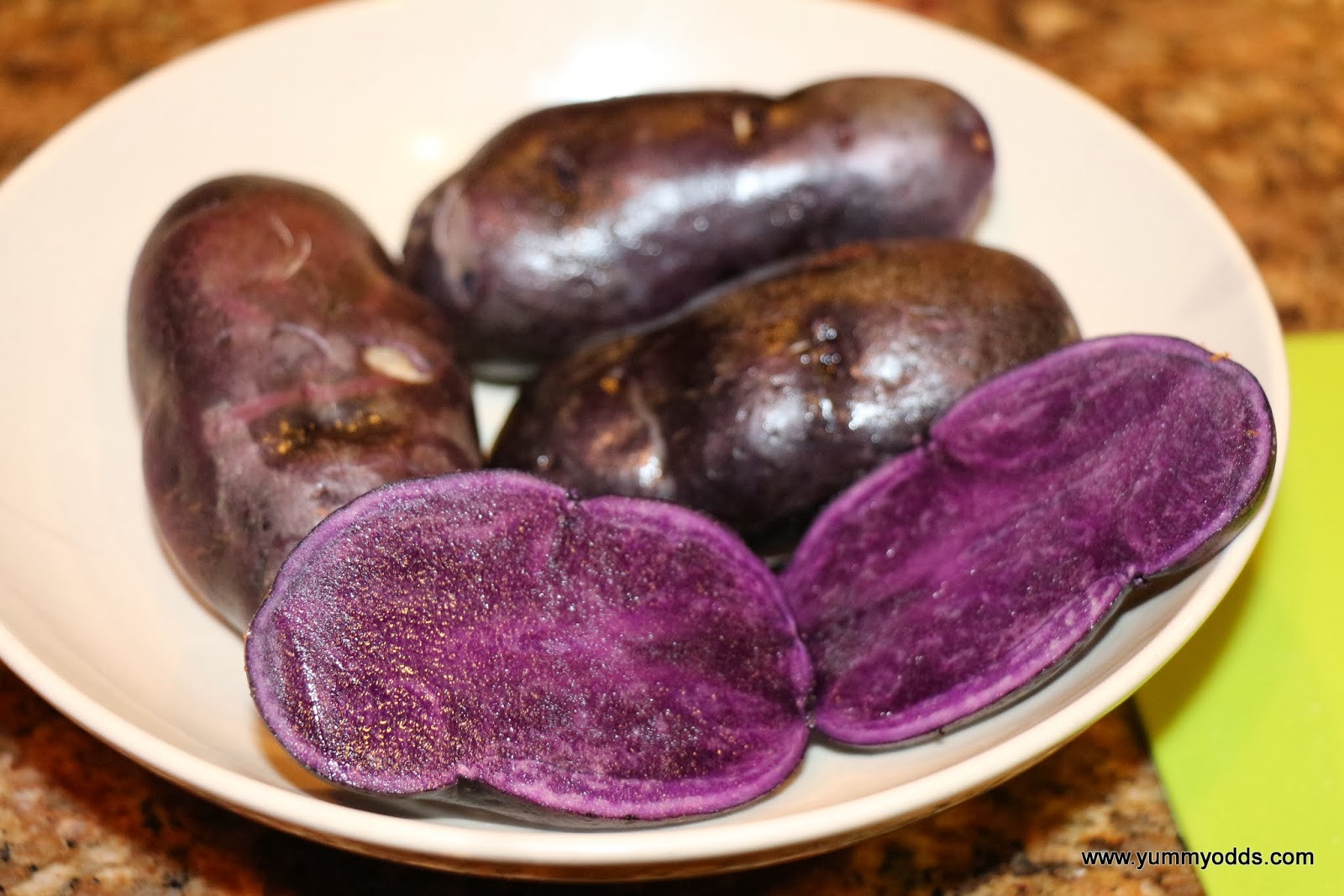 Yum! Yum! Yum!: Parmesan Purple Potatoes