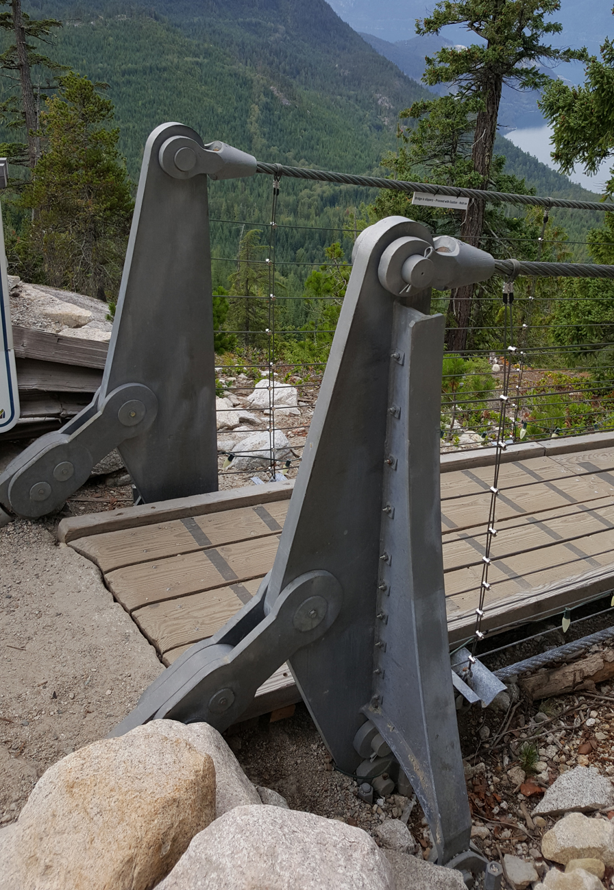The Happy Pontist: Canadian Bridges: 7. Sky Pilot Suspension Bridge ...