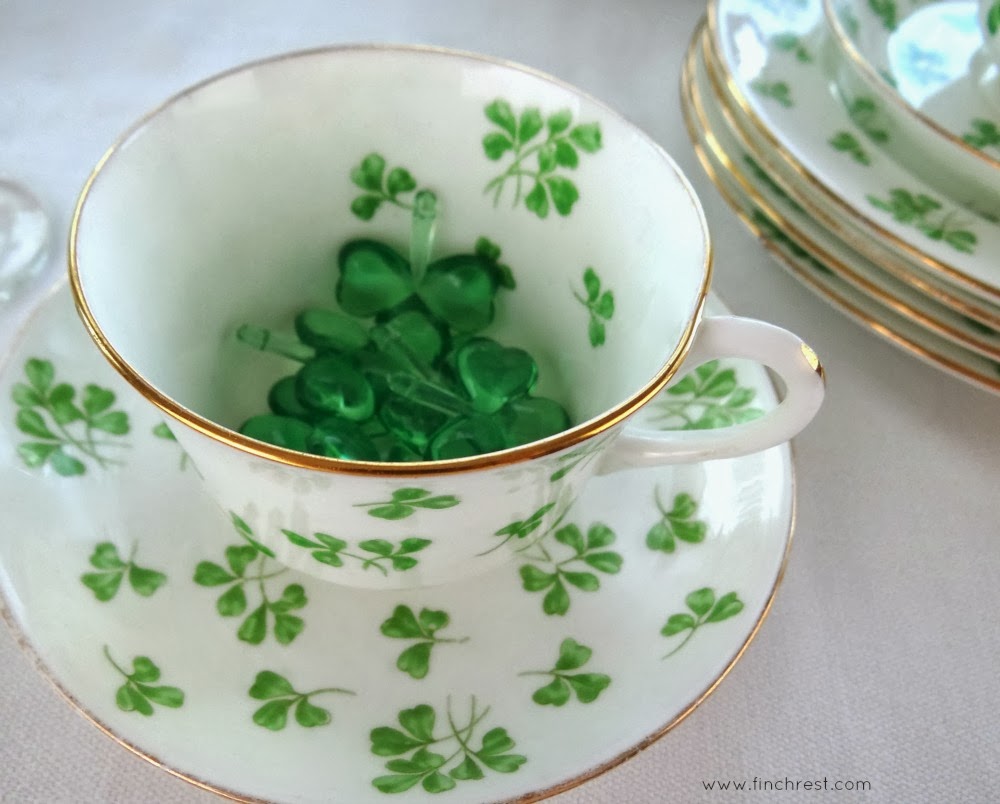 The Nest at Finch Rest: A Shamrock Tea Table