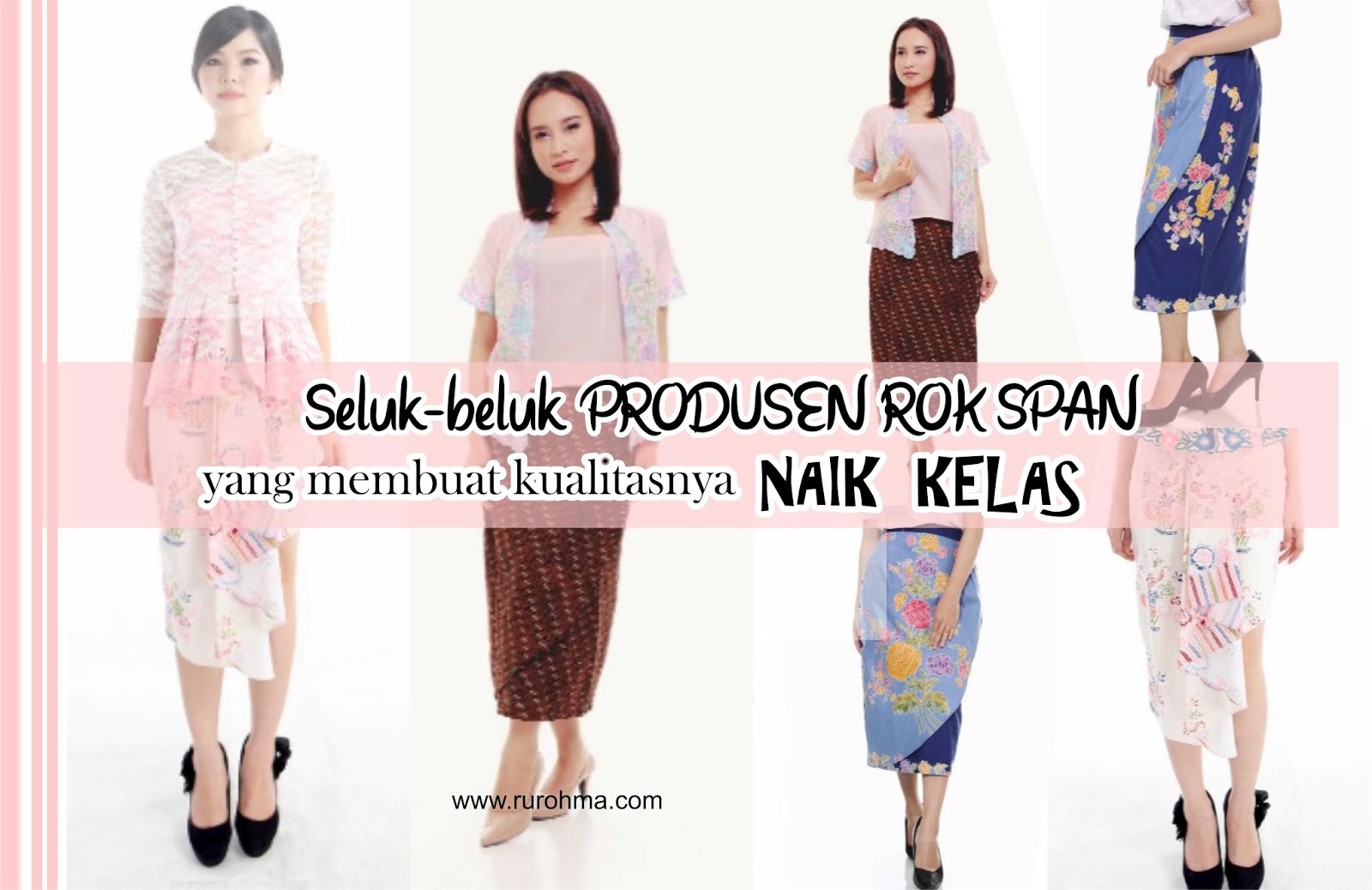 Model Terbaru 48+ Rok Span Belang